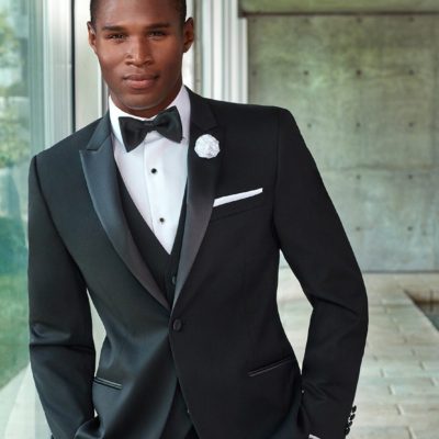 Eric Navy 1-Button Slim Fit Tuxedo | Rondinelli Tuxedo